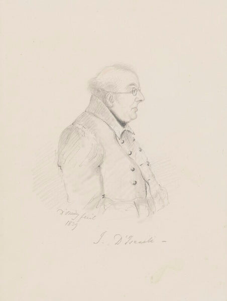 Isaac D'Israeli Greetings Card – National Portrait Gallery Shop