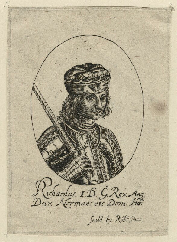 King Richard I ('the Lionheart') Portrait Print – National Portrait ...