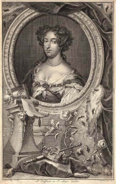 Queen Mary II Portrait Print – National Portrait Gallery Shop