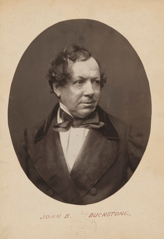 John Baldwin Buckstone Portrait Print – National Portrait Gallery Shop