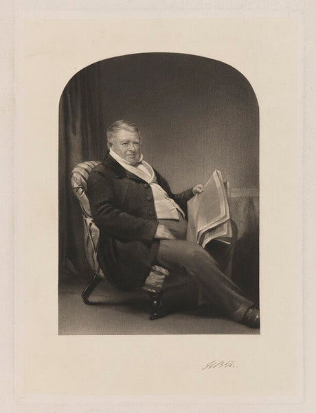 Unknown man, formerly known as Sir Henry Meux, 1st Bt Portrait Print ...