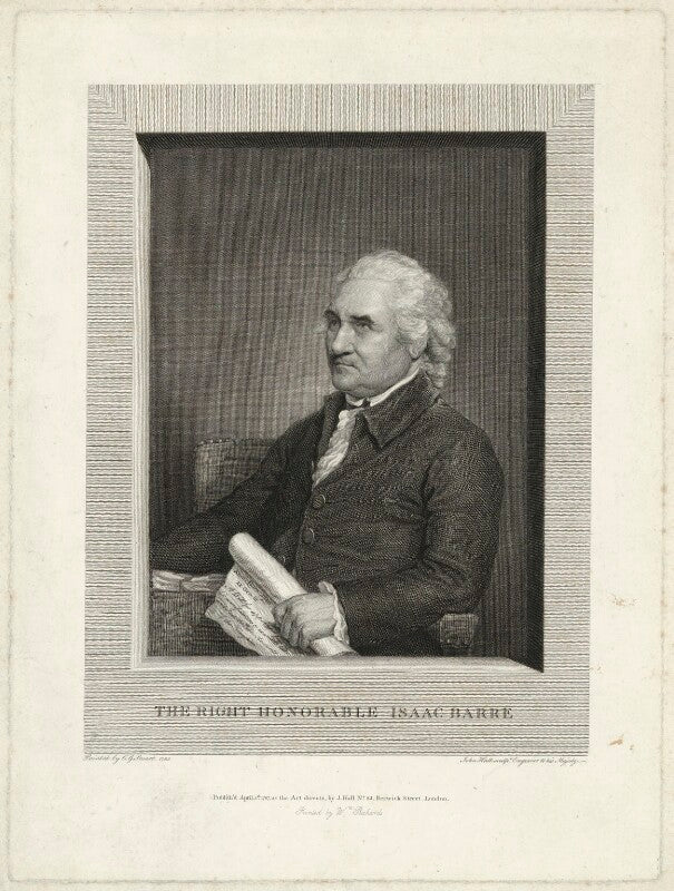 Isaac Barré Portrait Print – National Portrait Gallery Shop