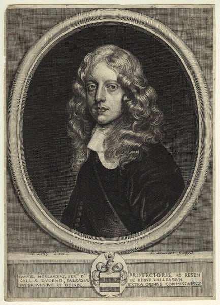 Sir Samuel Morland, 1st Bt Portrait Print – National Portrait Gallery Shop