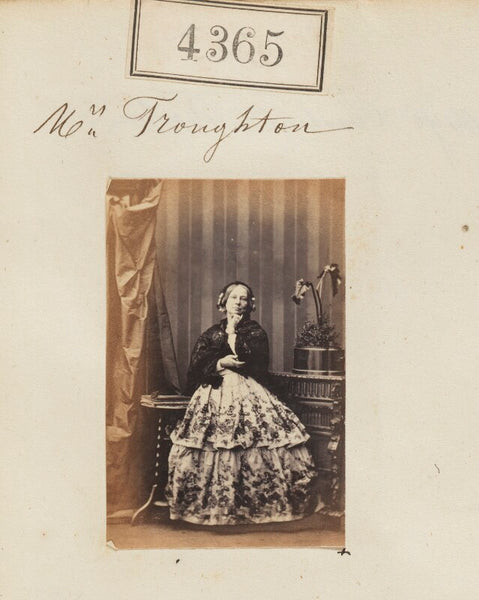 Mrs Troughton Portrait Print – National Portrait Gallery Shop