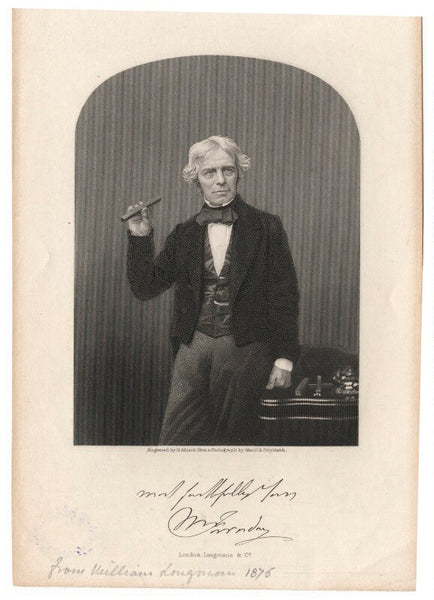 Michael Faraday Portrait Print – National Portrait Gallery Shop