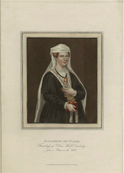 Elizabeth de Clare, Lady de Burgh Portrait Print – National Portrait ...