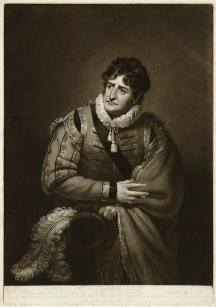 George Frederick Cooke in the Character of Iago Portrait Print ...