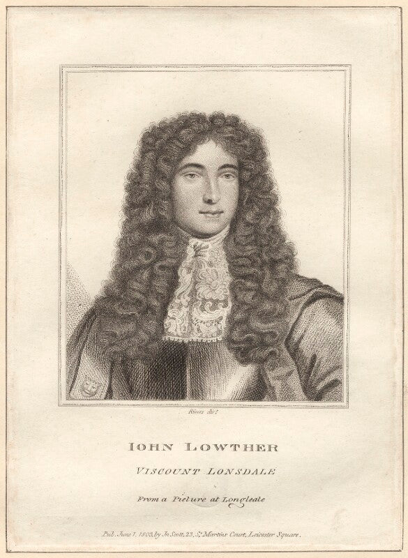 John Lowther, 1st Viscount Lonsdale Portrait Print – National Portrait ...