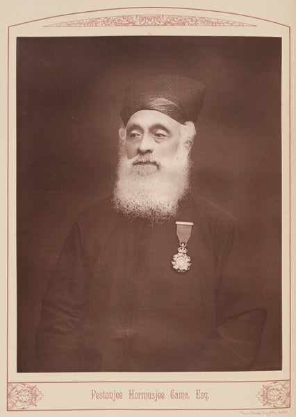 Pestonjee Hormusjee Cama Portrait Print – National Portrait Gallery Shop