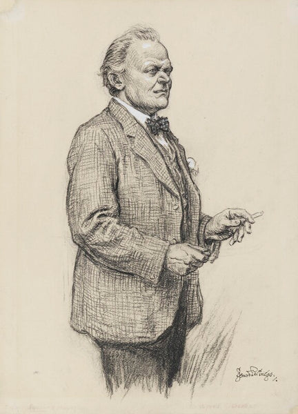 Sir Alfred Gilbert Portrait Print – National Portrait Gallery Shop