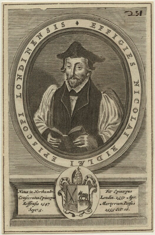 Nicholas Ridley Portrait Print – National Portrait Gallery Shop