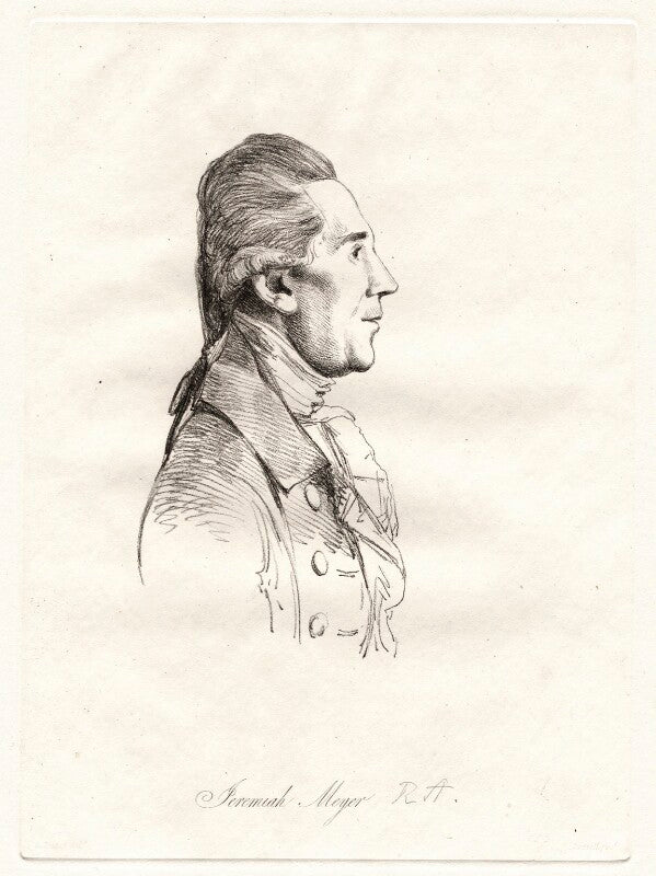 Jeremiah Meyer Portrait Print – National Portrait Gallery Shop