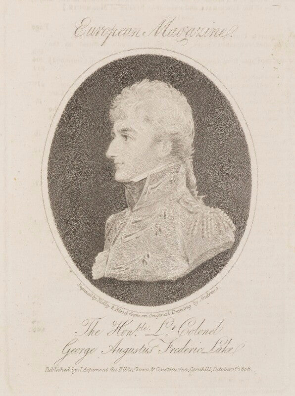 George Augustus Frederick Lake Greetings Card – National Portrait ...