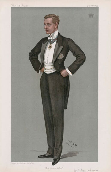 William Lygon, 7th Earl Beauchamp ('Statesmen. No. 710.') Portrait Pri ...