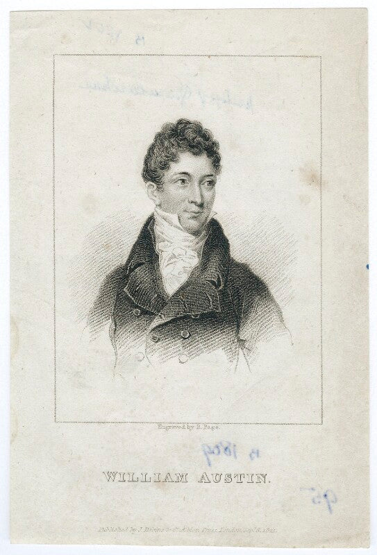 William Austin Portrait Print – National Portrait Gallery Shop