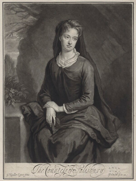 Frances Cecil (née Bennett), Countess of Salisbury Portrait Print ...