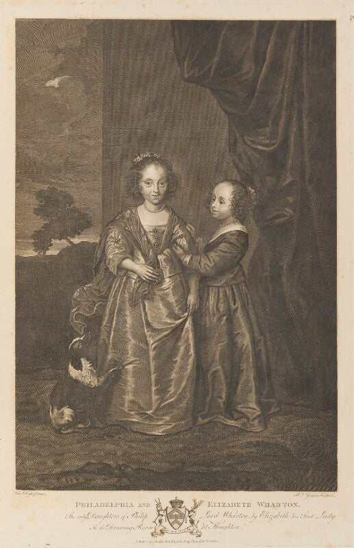 Philadelphia and Elizabeth Wharton Portrait Print – National Portrait ...