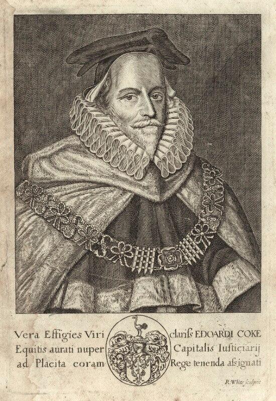 Sir Edward Coke Portrait Print – National Portrait Gallery Shop