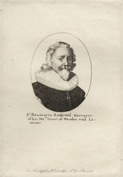 Sir Benjamin Rudyerd (Rudyard) Portrait Print – National Portrait ...