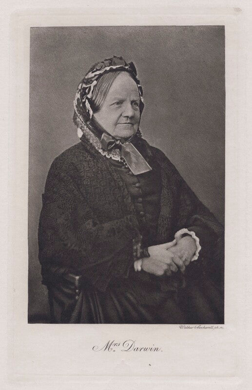 Emma Darwin (née Wedgwood) Portrait Print – National Portrait Gallery Shop