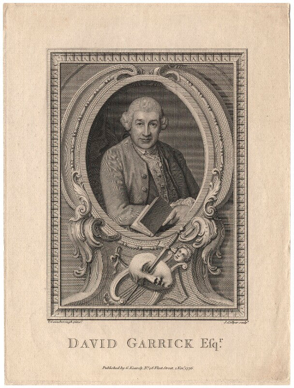 David Garrick Portrait Print – National Portrait Gallery Shop