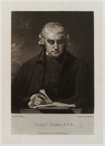 Isaac Reed Portrait Print – National Portrait Gallery Shop