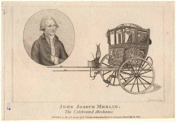 John Joseph Merlin Portrait Print – National Portrait Gallery Shop