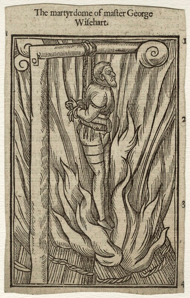 George Wishart ('The martyrdome of master George Wisehart') Portrait P ...
