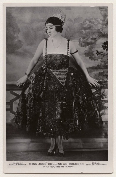 José Collins as Dolores in 'A Southern Maid' Portrait Print – National ...