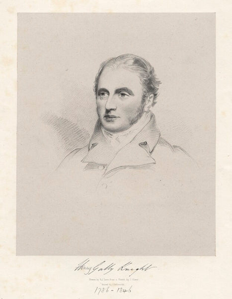 Henry Gally Knight Portrait Print – National Portrait Gallery Shop