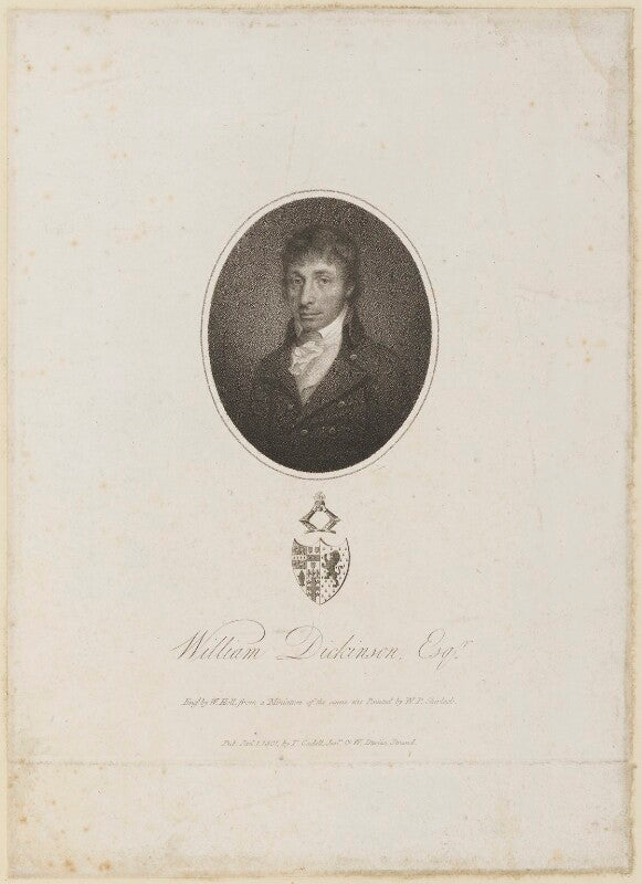 William Dickinson Portrait Print – National Portrait Gallery Shop