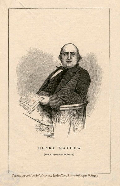 Henry Mayhew Portrait Print – National Portrait Gallery Shop