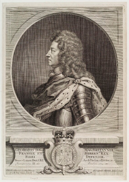 King George I Portrait Print – National Portrait Gallery Shop