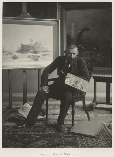 William Lionel Wyllie Portrait Print – National Portrait Gallery Shop