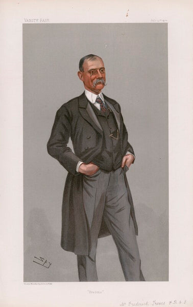 Sir Frederick Treves, 1st Bt ('Men of the Day. No. 784.') Greetings Ca ...