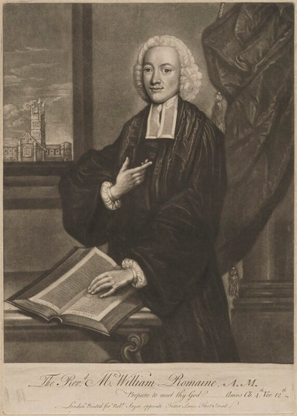 William Romaine Portrait Print – National Portrait Gallery Shop
