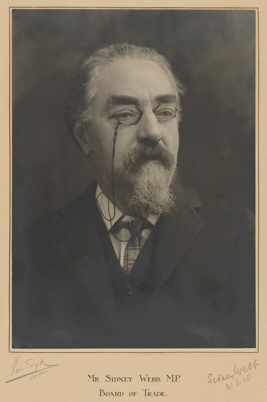 Sidney James Webb, Baron Passfield Portrait Print – National Portrait ...