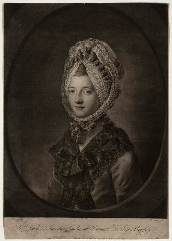 Elizabeth (née Gunning), Baroness Hamilton of Hameldon Portrait Print ...