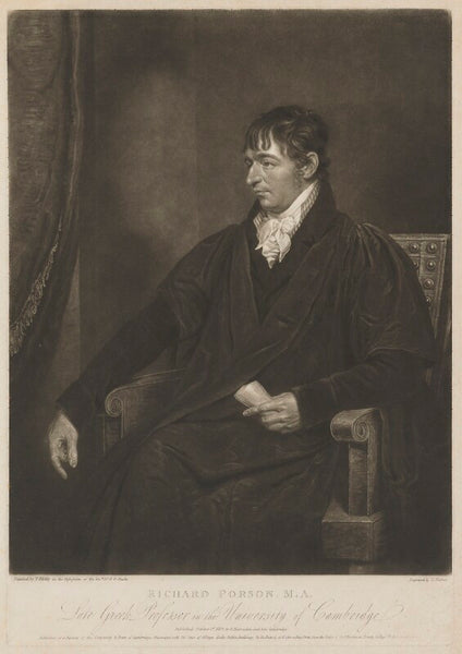 Richard Porson Portrait Print – National Portrait Gallery Shop