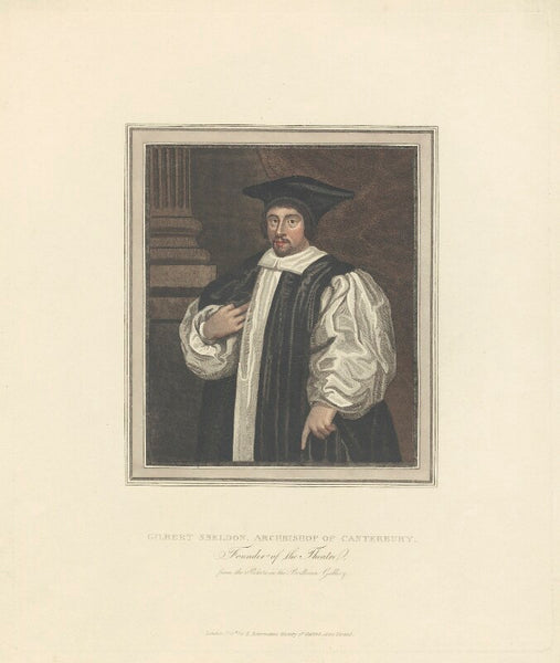 Gilbert Sheldon Greetings Card – National Portrait Gallery Shop