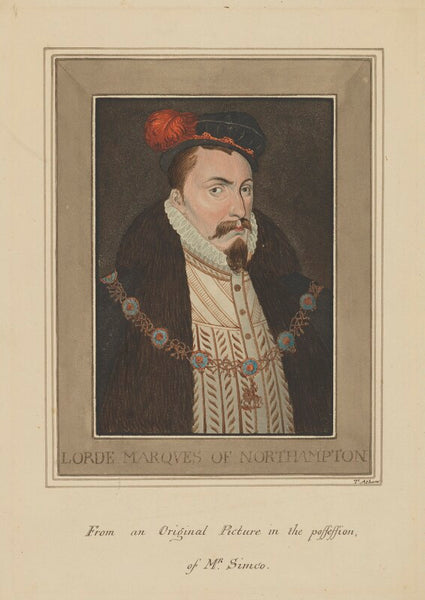 William Parr, Marquess of Northampton Portrait Print – National ...