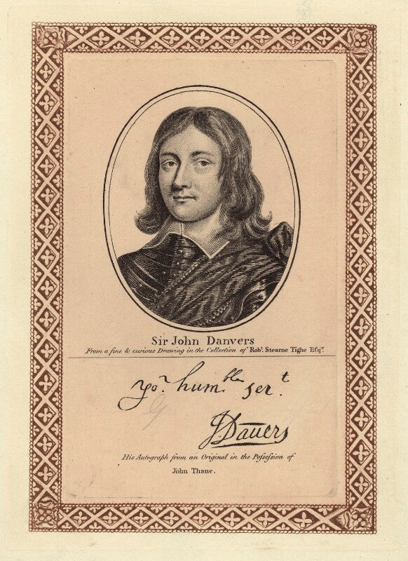 Sir John Danvers Portrait Print – National Portrait Gallery Shop