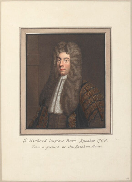 Richard Onslow, 1st Baron Onslow Portrait Print – National Portrait ...