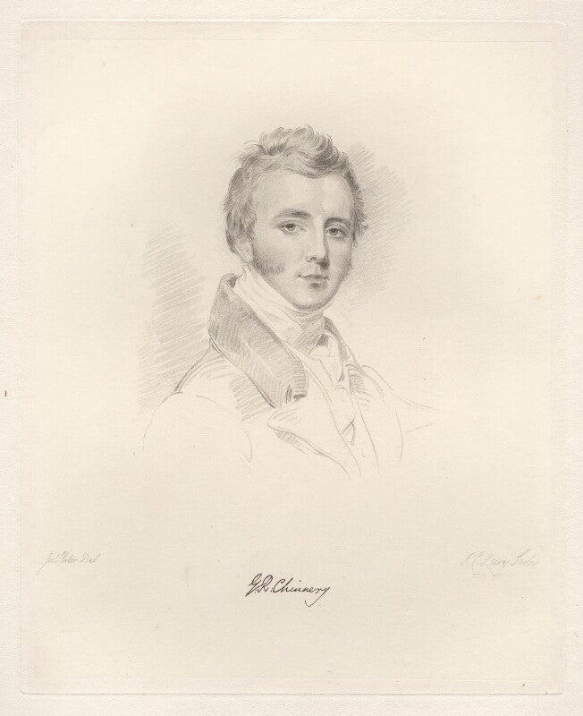 George Robert Chinnery Portrait Print – National Portrait Gallery Shop