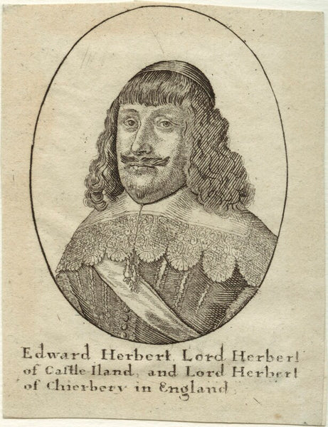 Edward Herbert, 1st Baron Herbert of Cherbury Portrait Print – National ...