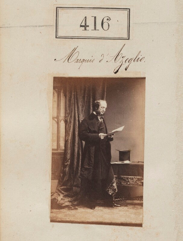 Victor Emmanuel Taparelli, Marchesi d'Azeglio Portrait Print – National ...