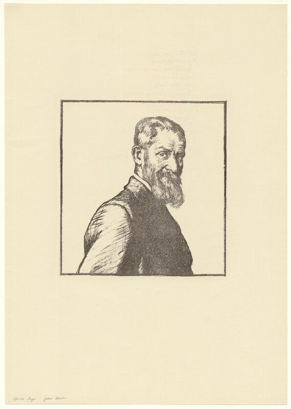 John Baxter Greetings Card – National Portrait Gallery Shop