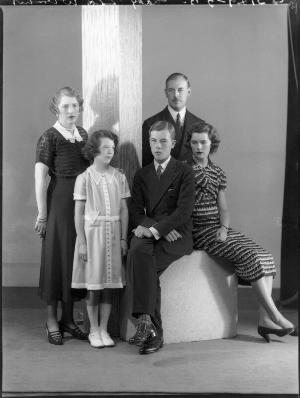'The Wernher family' Portrait Print – National Portrait Gallery Shop