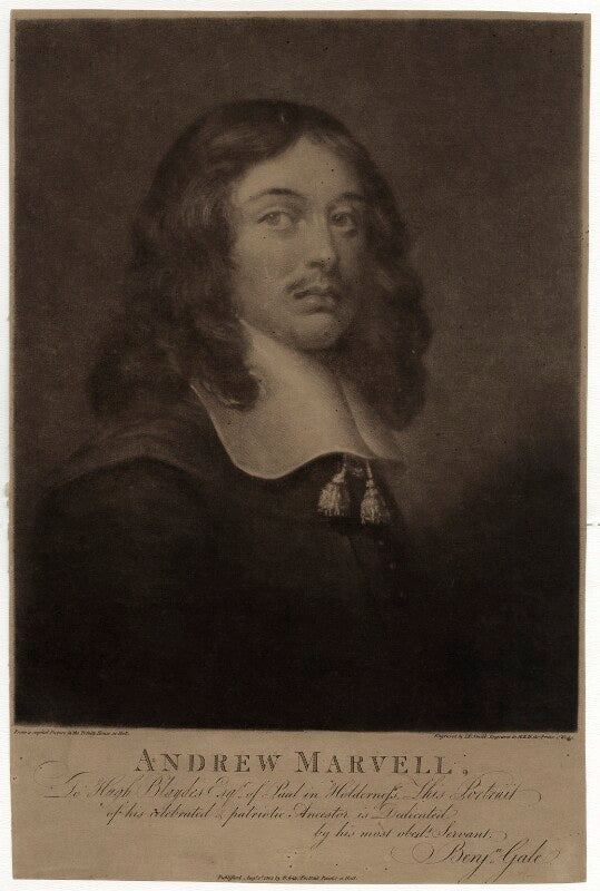 Andrew Marvell Portrait Print – National Portrait Gallery Shop