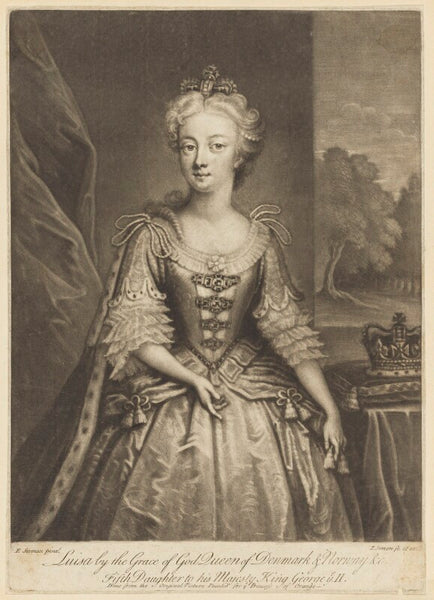 Louisa, Queen of Denmark Portrait Print – National Portrait Gallery Shop